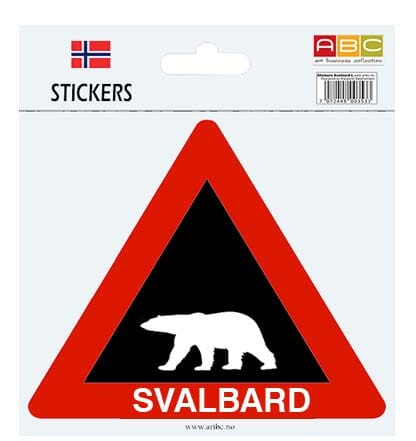 Stickers - Isbjørn Svalbard M - ABC Art Business Collection