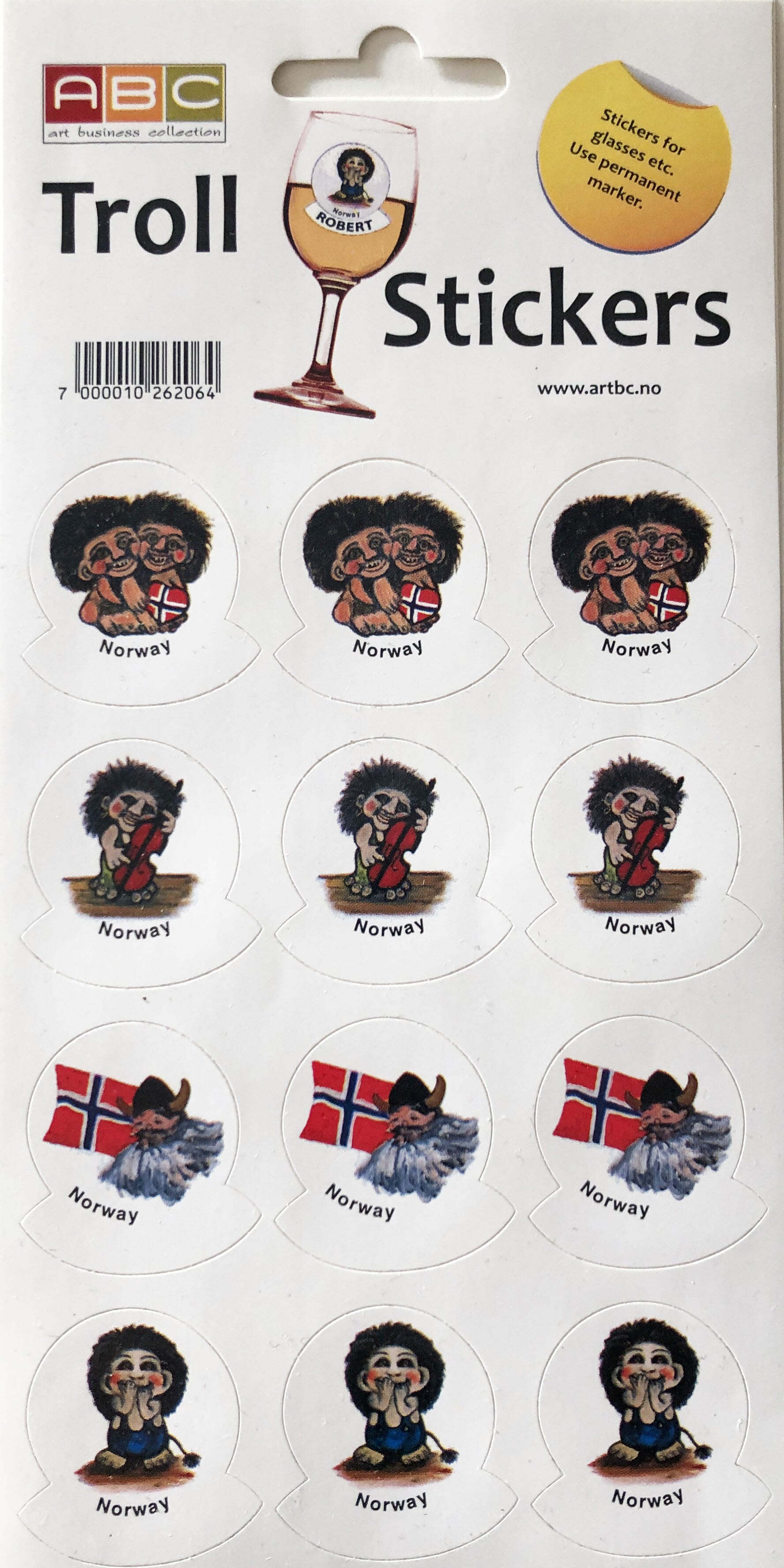 Stickers Troll - ABC Art Business Collection