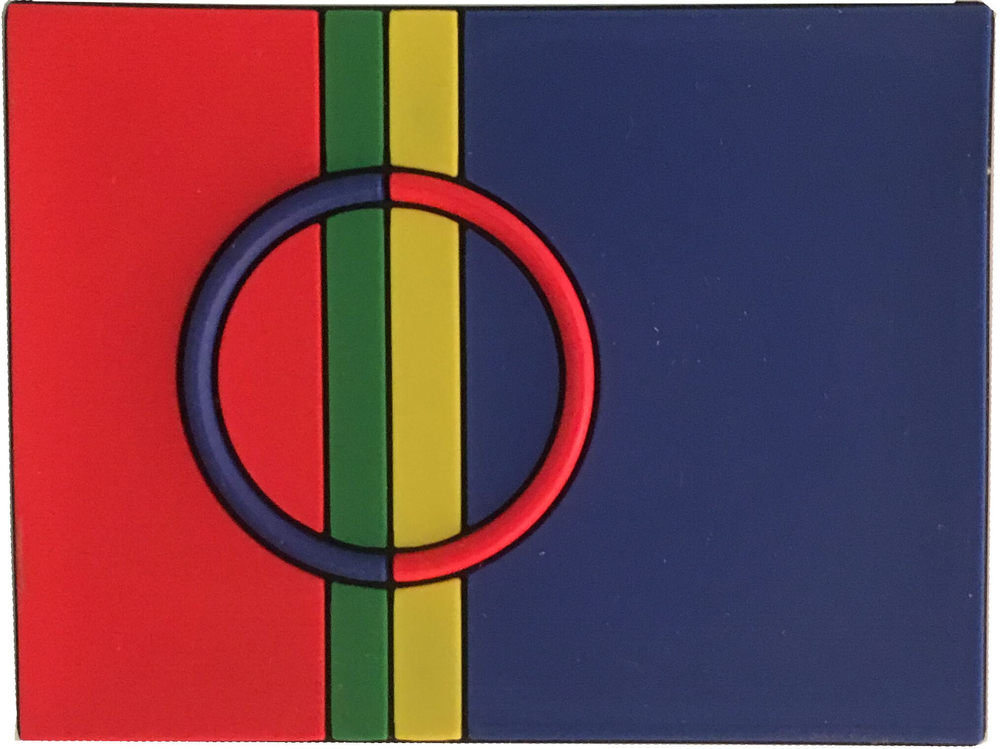 PVC magnet - Flagg Samisk - ABC Art Business Collection